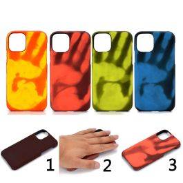 Heat sensitive phone case temperature discoloration anti-drop case