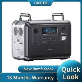 OUKITEL P1201 Lifepo4 Outdoor 1200W/960Wh Solar Generator Powerstation Solargenerator 1000W ...