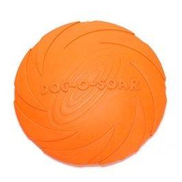Pet toys Large Dog Flying Discs Trainning Puppy Toy Rubber Fetch Flying ...