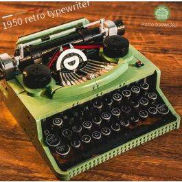 Typewriter building block assembly toys