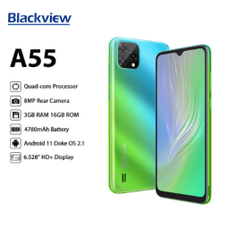 Blackview New A55 Smartphone 3GB 16GB 6.528" HD 4780mAh Quad Core ...