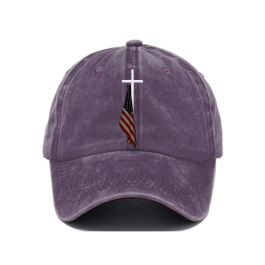 Slouchy Print Baseball Cap