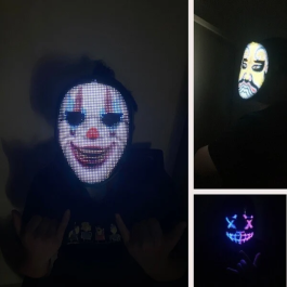 FACE TRANSFORMING LED MASK - APP CONTROLLED - RECHARGEABLE
