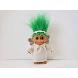 Green Hair Mini PVC Vintage Trolls Doll