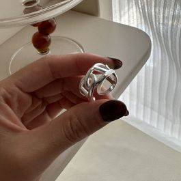 S925 sterling silver winding ring