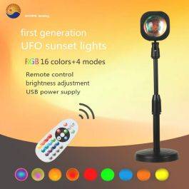 RGB16 color remote control bedroom S0unset Light