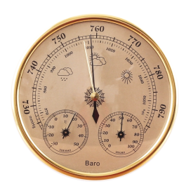 THB9392 Wall Hanging Household Weather Station Barometer Thermometer ...