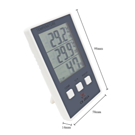 CX-201A LCD Digital Weather Station Thermometer Hygrometer Indoor ...