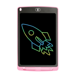 LCD Writing Board Children Hand Drawn Board (10 inch Colorful Light Pink)
