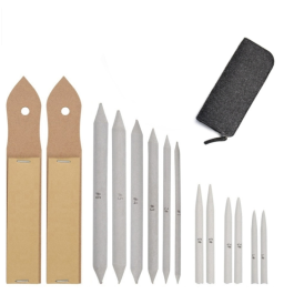 15 In 1 Blending Smudge Stump Stick Tortillon Sketch Art Drawing ...