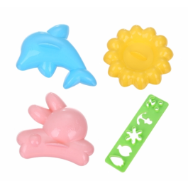 4pcs/set Bunny Dolphin Rice Sushi DIY Moulds