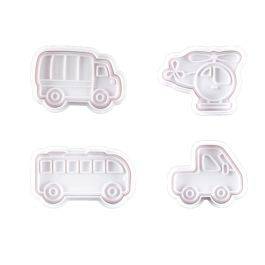 3 Sets Plastic Decorative Biscuit Mold Transportation Tool Series ...