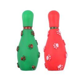 4-piece Christmas pet footprint bowling ball sound toy for sale, dog ...