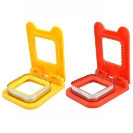 Stainless steel square sandwich mold maker DIY toast sandwich bread ...