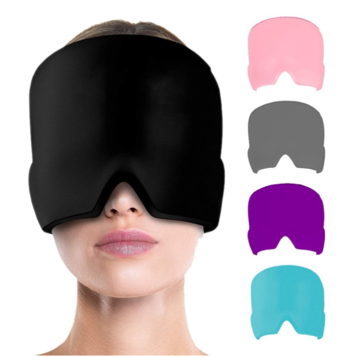 Gel Ice Compress Headgear Cold Compress Cooling Eye Mask Headache Hot ...