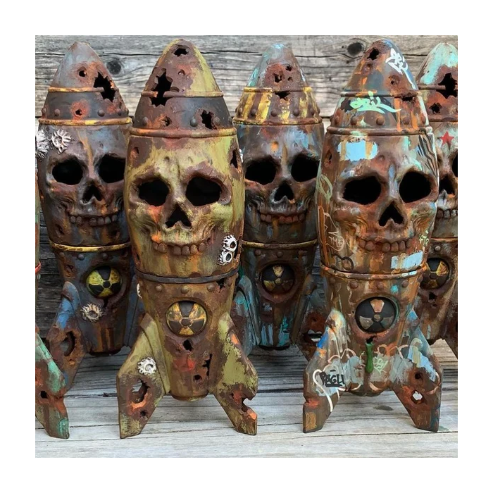 The Skull Bomb - Small Nuclear Warhead Decor