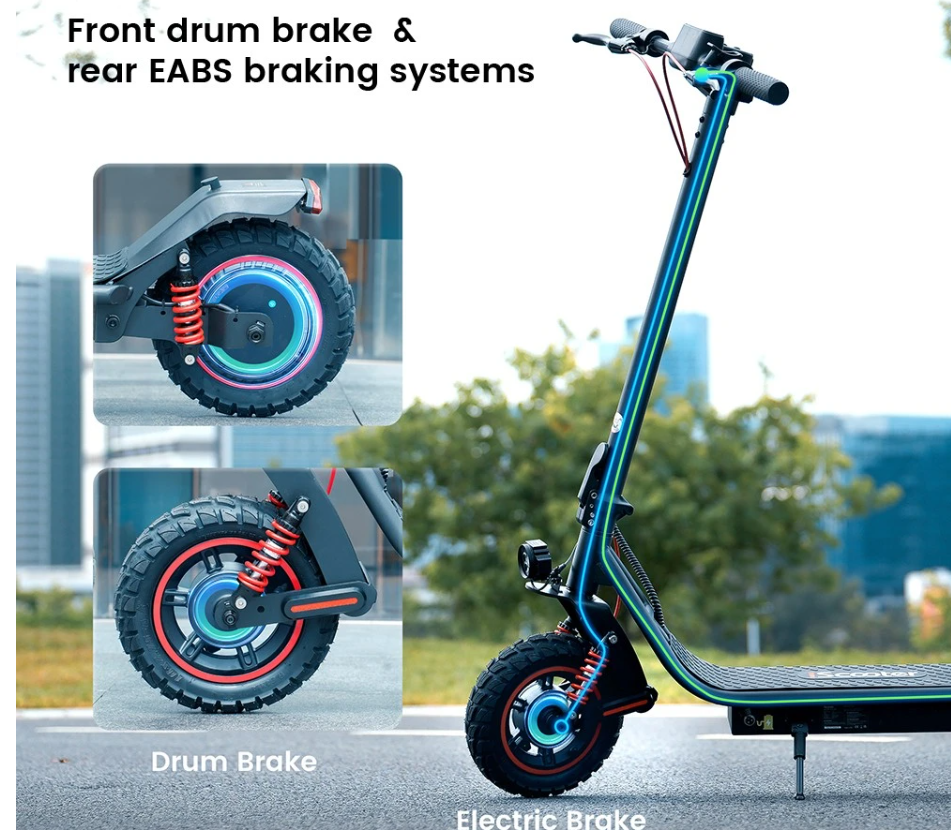 Scooter i10 Pro Electric Scooter, 800W Motor, 48V 15Ah Battery, 10-inch ...